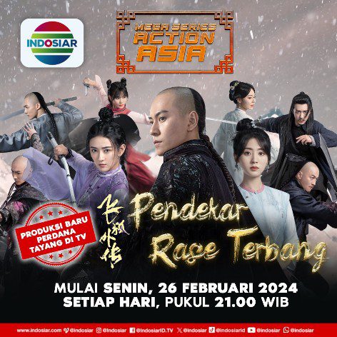 Indosiar Hadirkan Film Laga Asia Lewat Mega Series Action“heroes” Dan